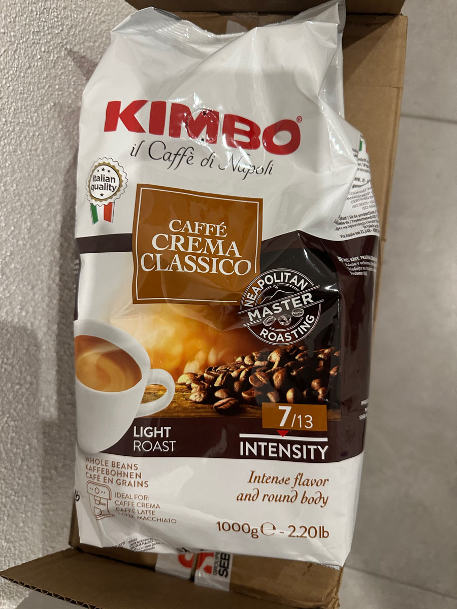 Boabe de cafea kimbo