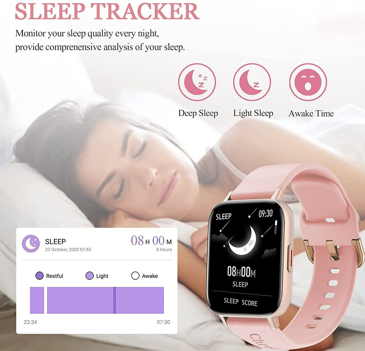 Ceas inteligent pentru femei, ceas inteligent cu funcție de apelare