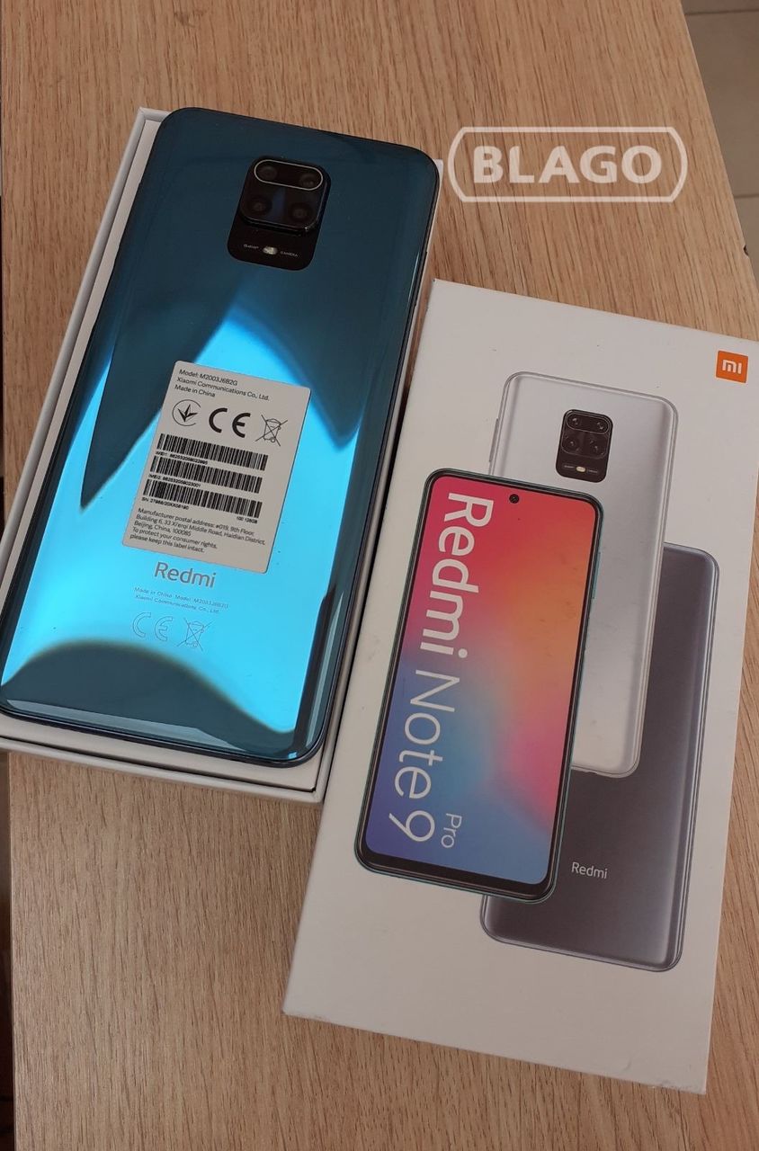 Xiaomi Redmi Note 9Pro 6/128Gb 3690Lei