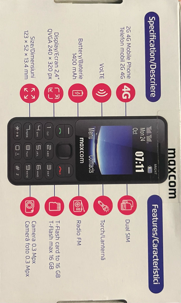 Telefon Maxcom MM247 DualSim