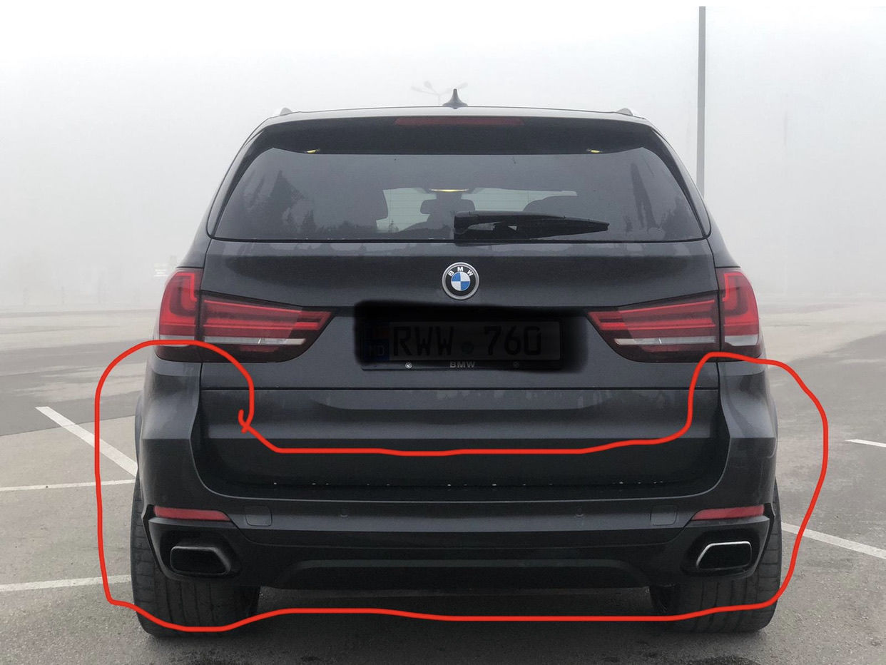 BMW f15 f16 x5 x6 бампер м пакет радиатор крепления