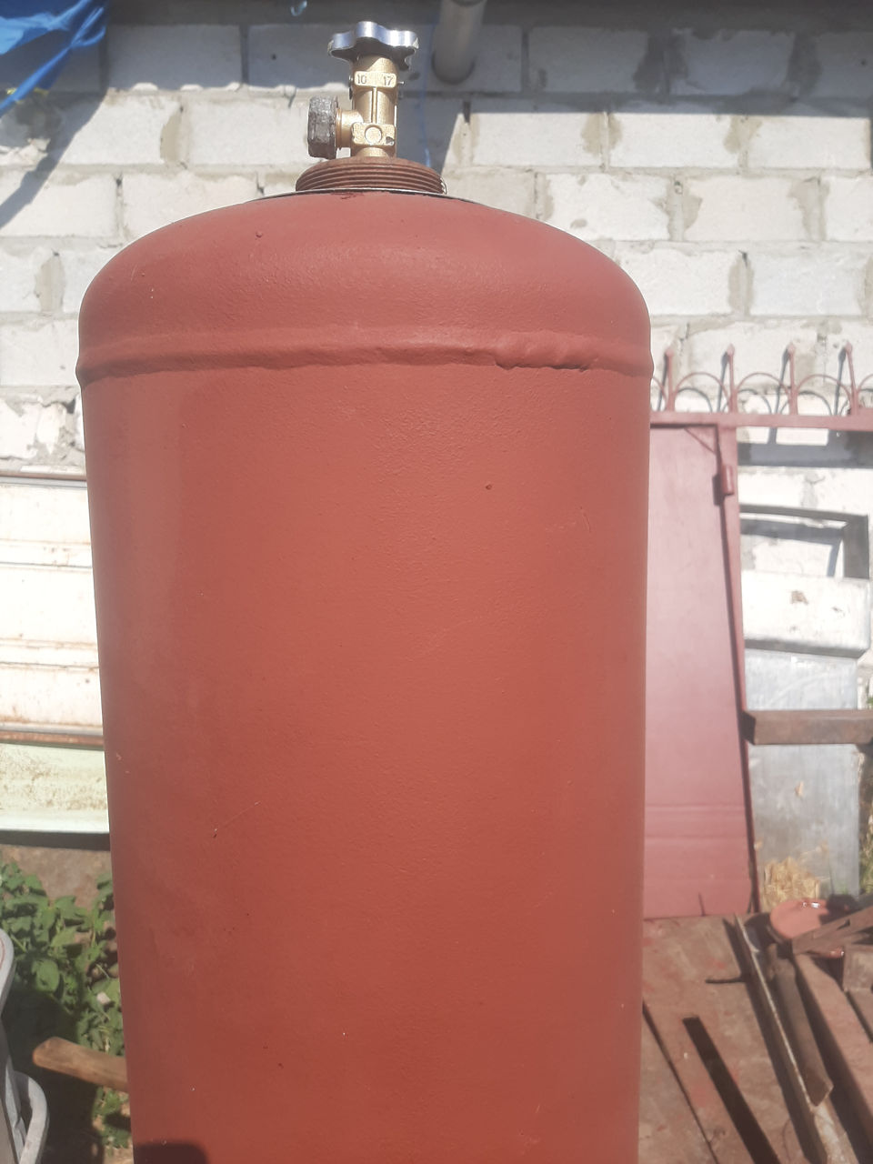 Balon de gaz la plitca