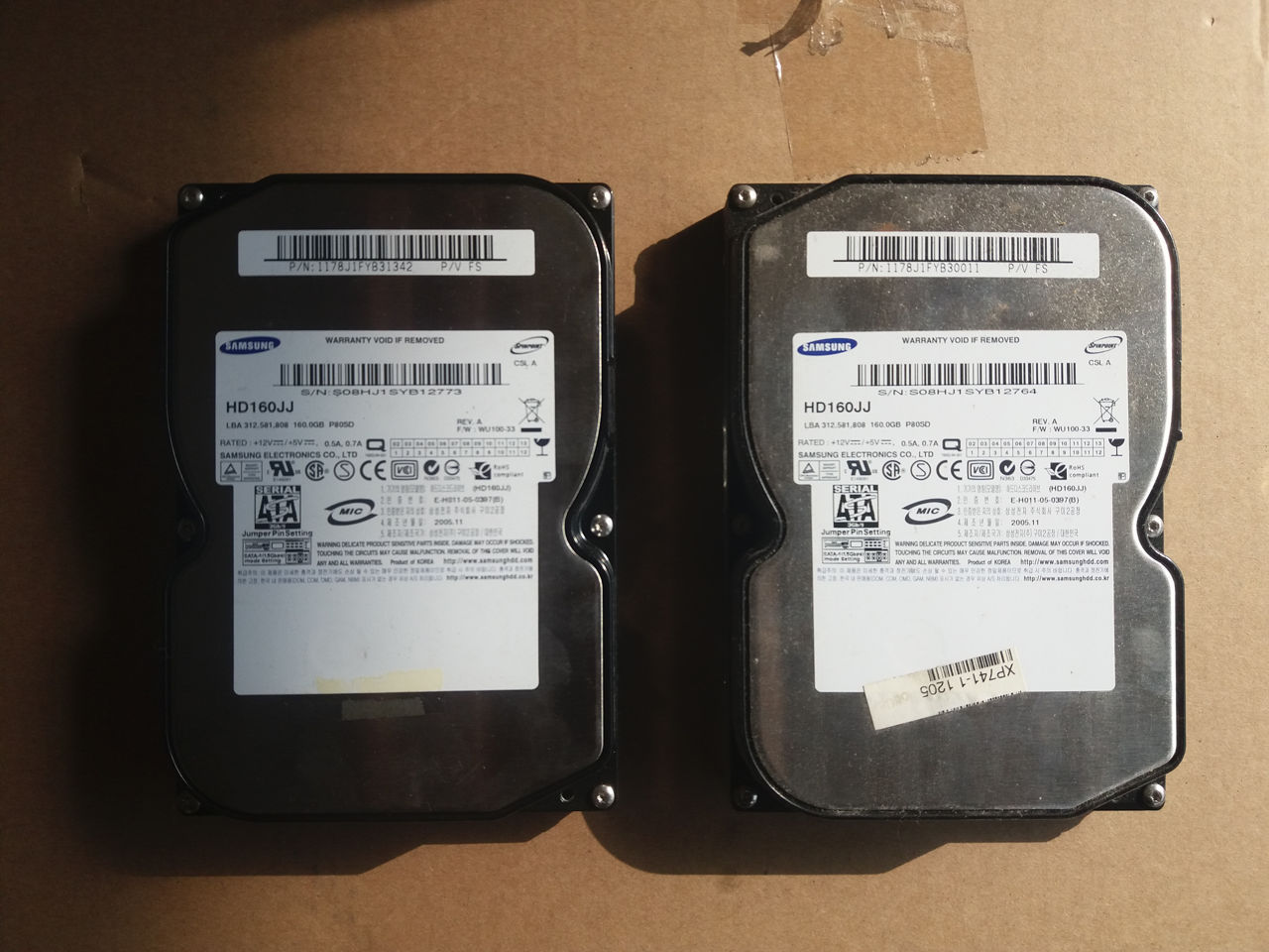 HDD, sata, для ПК , 160 GB, 320 GB, работают отлично HDD 160 GB 100 лей ...