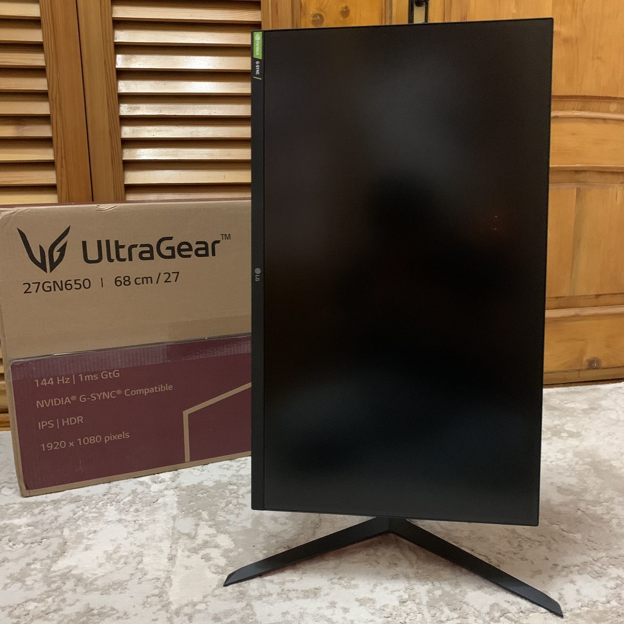 LG UltraGear 27GN650-B 144Hz FullHD IPS - G-Sync