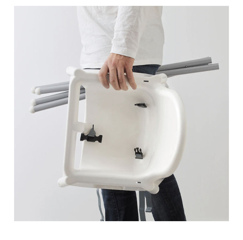 Scaun inalt cu tava Ikeia, nou