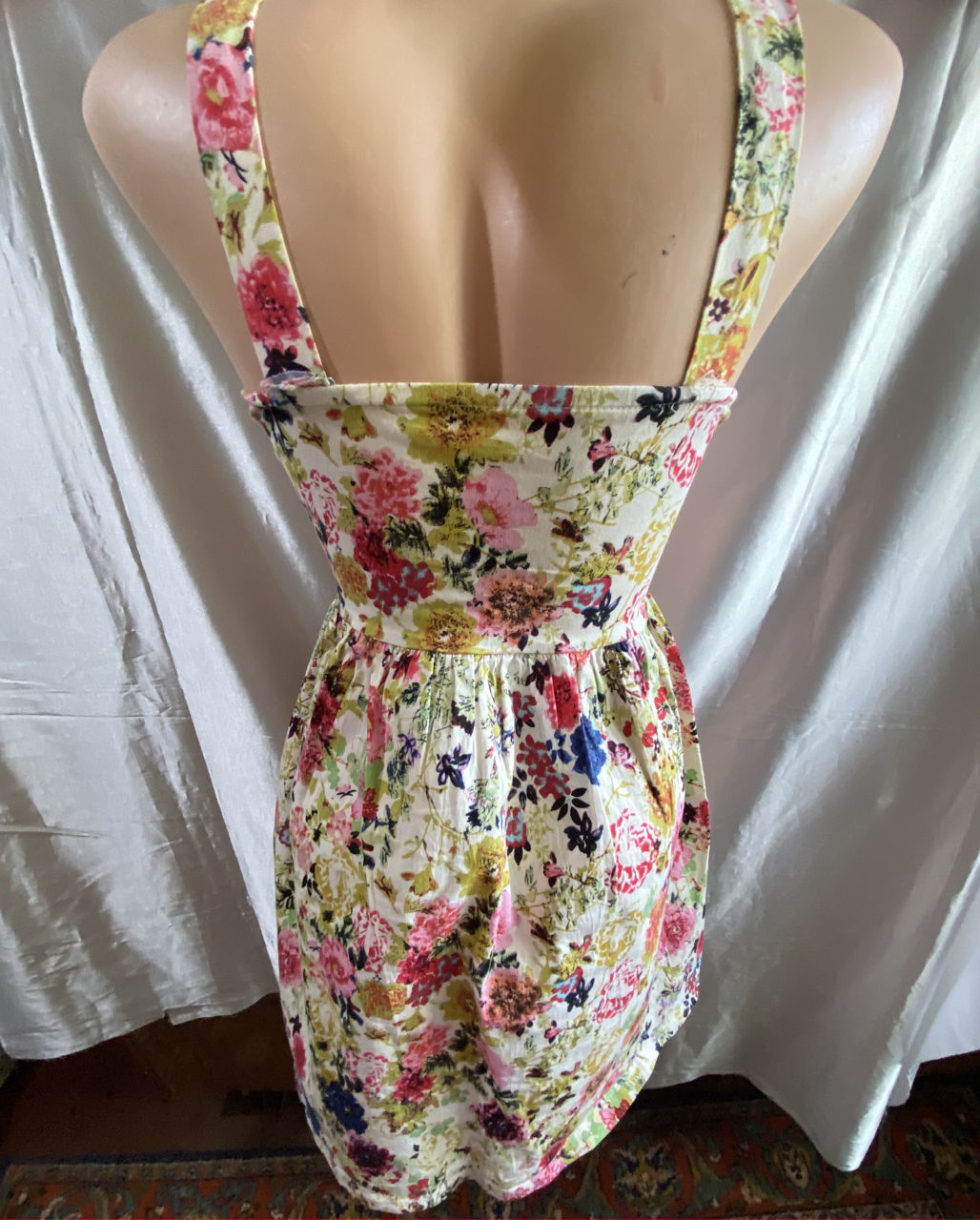 Кардиган H&M, платье на лямках, платье на подкладе XS S
