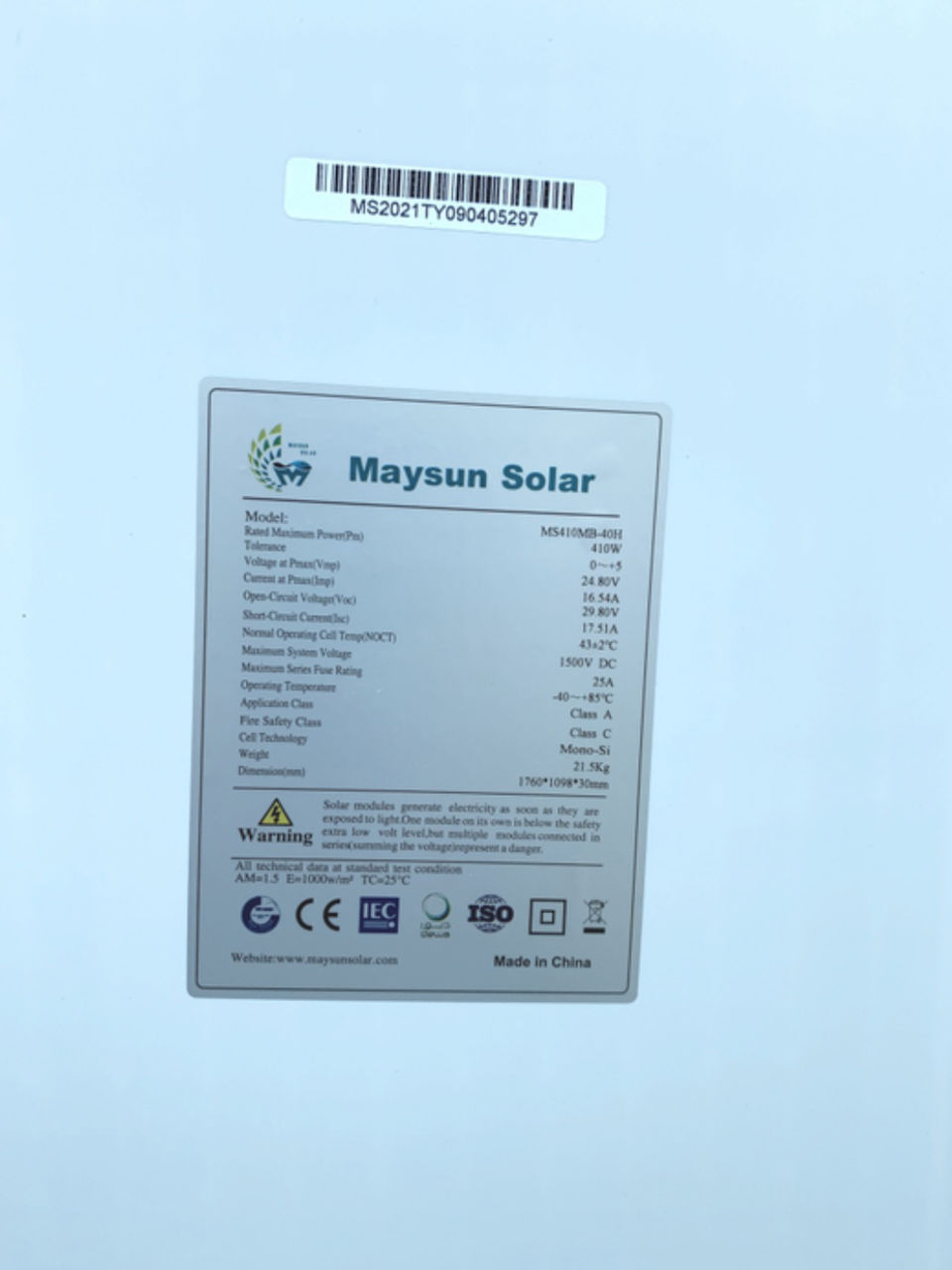 MaySun panouri solare