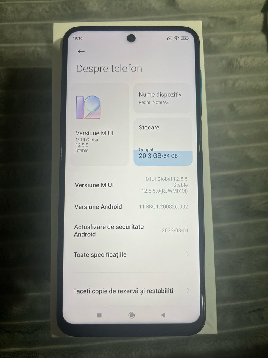 Xiaomi Redmi Note 9S