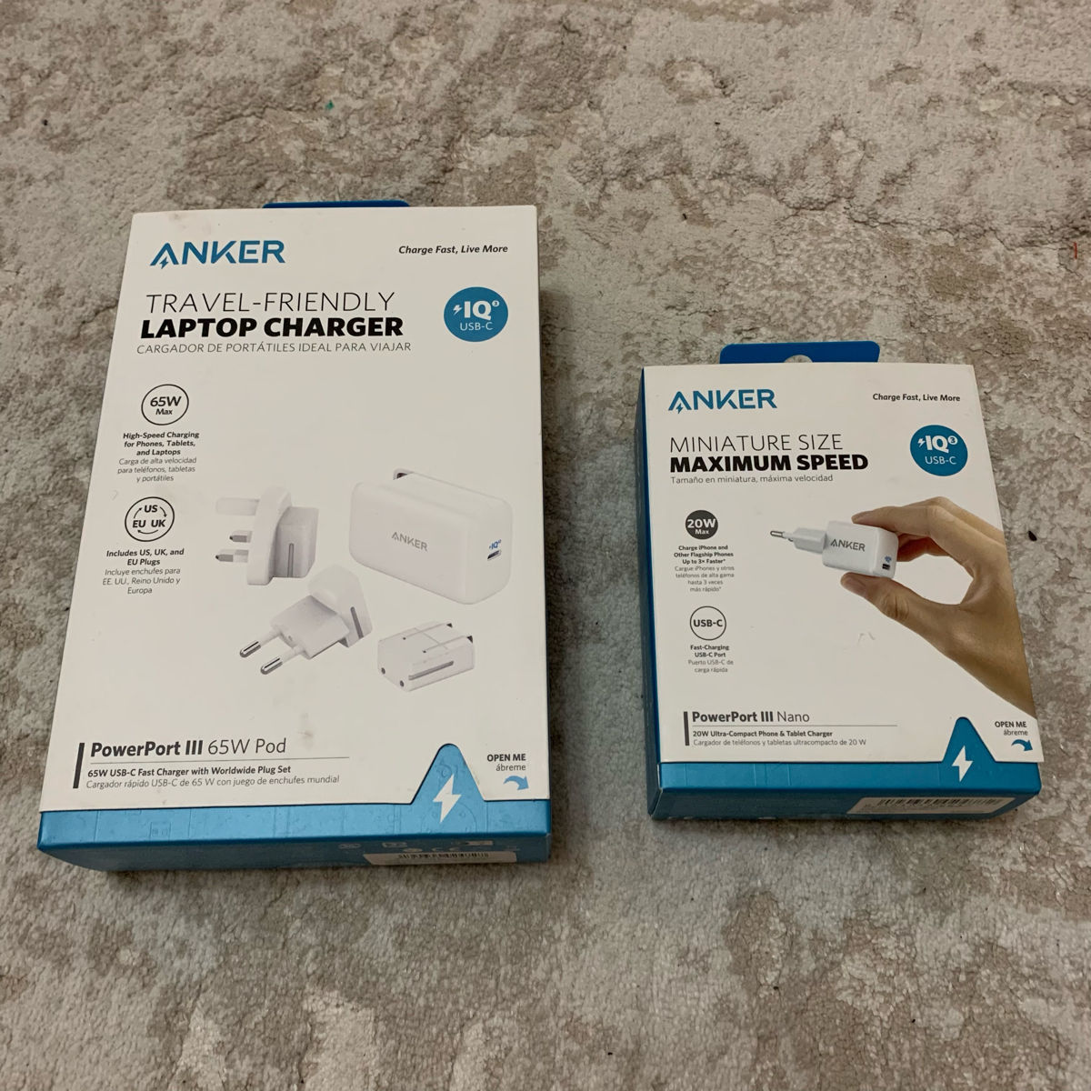 Anker PowerPort III 65W Pod / Anker PowerPort III Nano 20W USB-C Charger