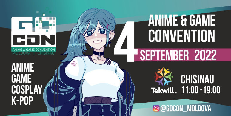 GoCon 2022 Duminică, 4 septembrie ora 11:00 la Tekwill - Cumpără bilet