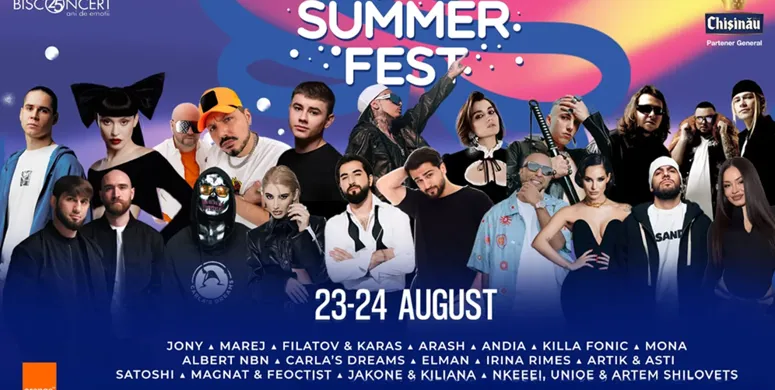 SUMMER FEST 2025 l Cumpără bilete online pe afisha.md - Cumpără bilet