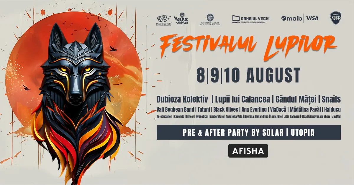 Festivalul Lupilor 2025 l Cumpără bilete online pe afisha.md - Cumpără ...