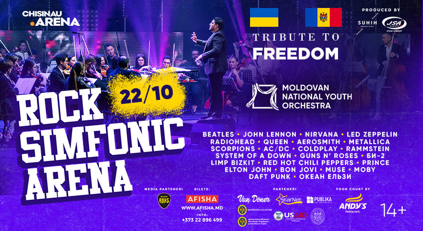 Rock Simfonic Arena | 22 octombrie la Arena Chișinău | Bilete online pe ...