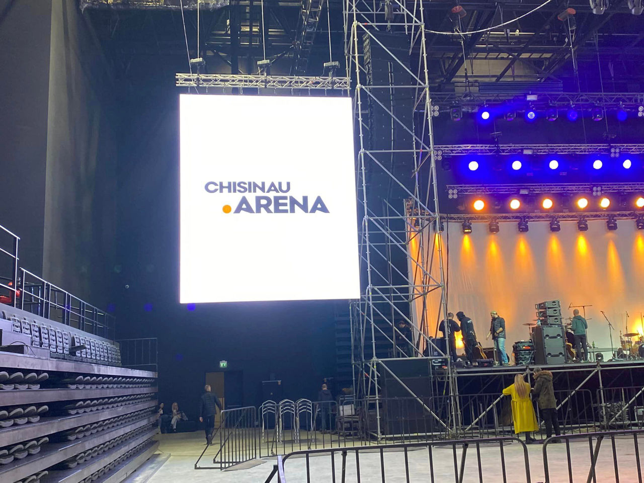 Primele imagini: Cum arată Chișinău Arena înainte de inaugurare