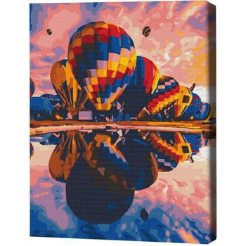 Tablou pe numere BrushMe BS29713FC 40×50 cm (fără cutie) Lansarea baloanelor cu aer cald cumpăra ...