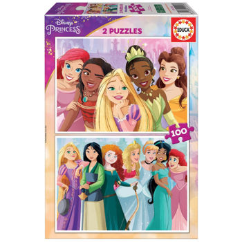 Puzzle Educa 19298 2X100 Disney Princess cumpăra la preț mic în ...