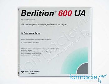 Berlithion® 600 UA conc./sol. perf. 600 mg/24 ml 24 ml N5x2