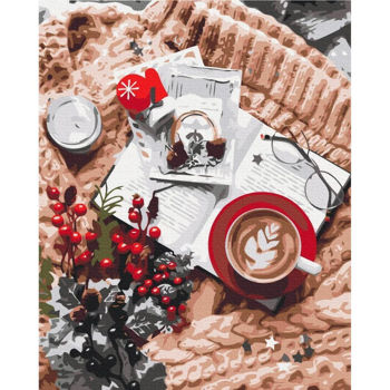 Tablou pe numere BrushMe BS51363 40*50 cm (în cutie) Crăciun confortabil cumpăra la preț mic în ...