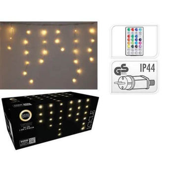 Ghirlandă Promstore 54473 Luminițe Cortină 85 LED, 3x0,6m, alb cald ...
