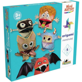 Set de creație Noriel NOR3634 Micul Artist Origami (Monstruleti ...