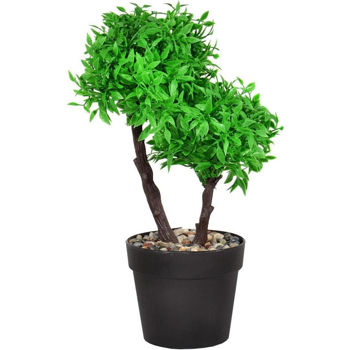 Decor Cilgin Copac artificial K201SYH Siyah Saksida Ikili Simsir 26cm ...