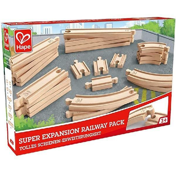 Set de construcție Hape E3707 Șine (cale ferata din lemn set pentru extensie) cumpăra la preț ...