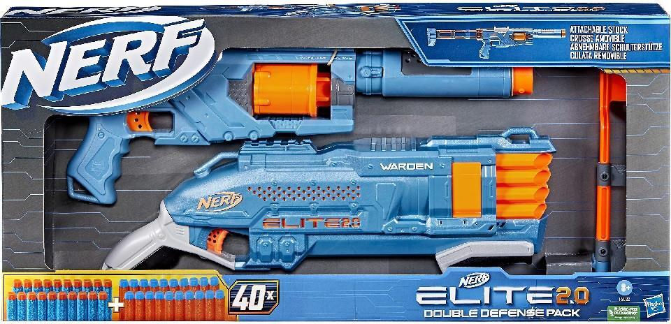 Jucărie Nerf F5033 Бластер ELITE 2.0 DOUBLE DEFENSE PACK cumpăra la ...