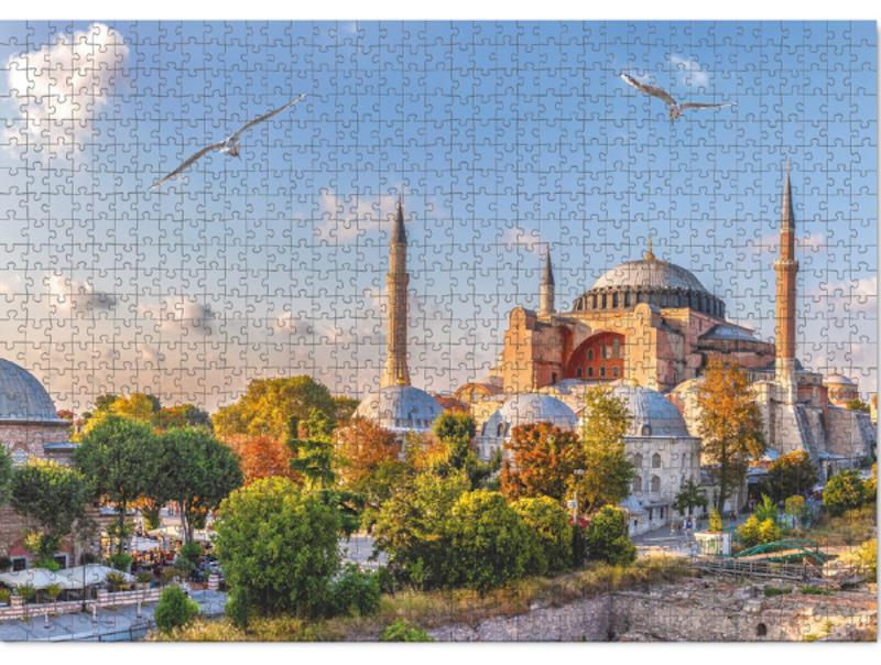 Puzzle Dodo 301177 Puzzle Sfânta Sophia. Turcia, seria Peisaje, 1000 ...