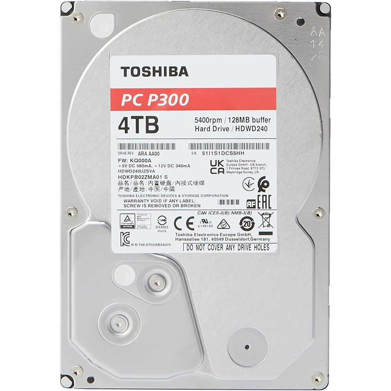 Disc rigid intern HDD Toshiba HDWD240UZSVA cumpăra la preț mic în ...