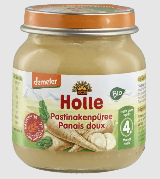 Пюре из пастернака Holle (4 месяца+) 125г