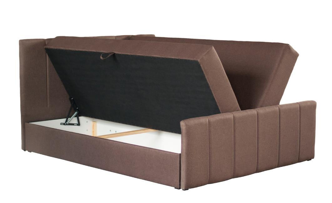 Pat Mobhaus Star Boxspring 140x200 (Brown) cumpăra la preț mic în ...