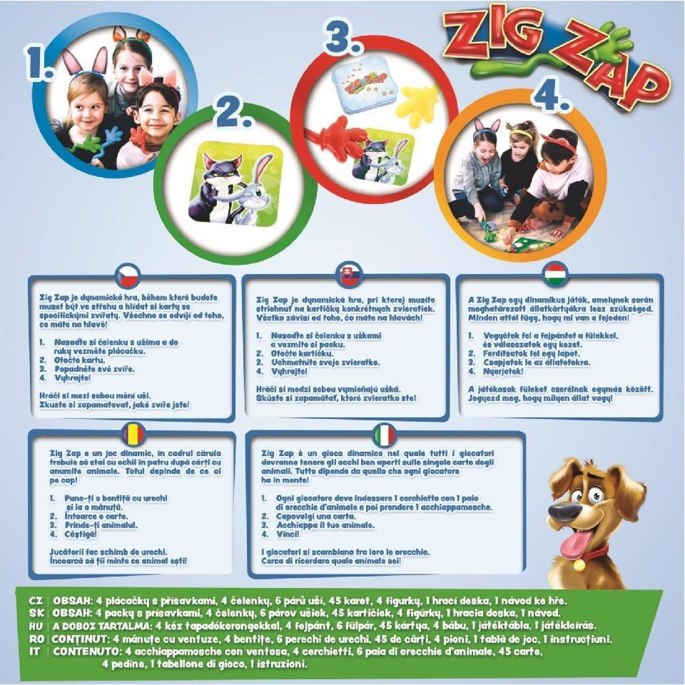 Joc educativ de masă Trefl 2246 Game ZIG ZAP Basic RO cumpăra la preț ...