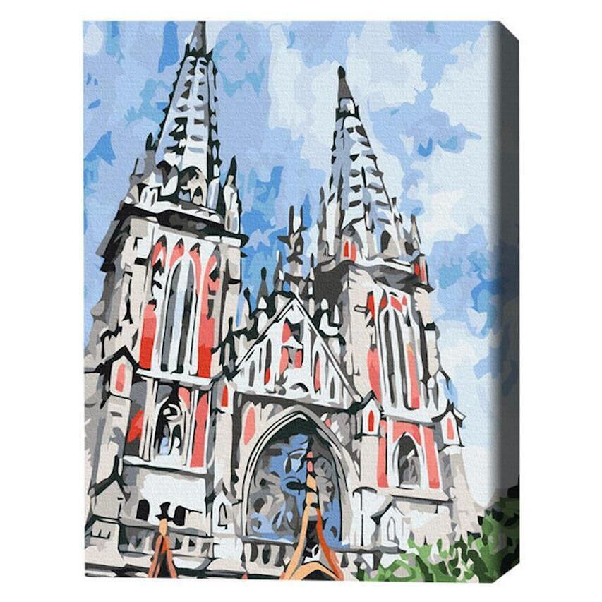 Tablou pe numere BrushMe BS53358FC 40x50 cm (fără cutie) Biserica Sf ...