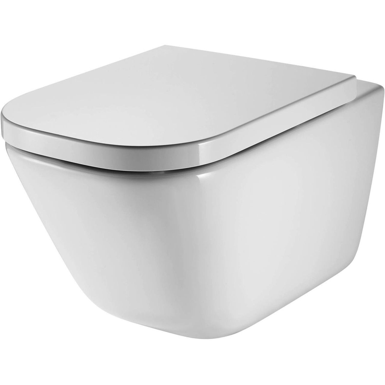 Vas WC Roca The Gap Clean Rim A34647L000+Capac A801472003 cumpăra la ...