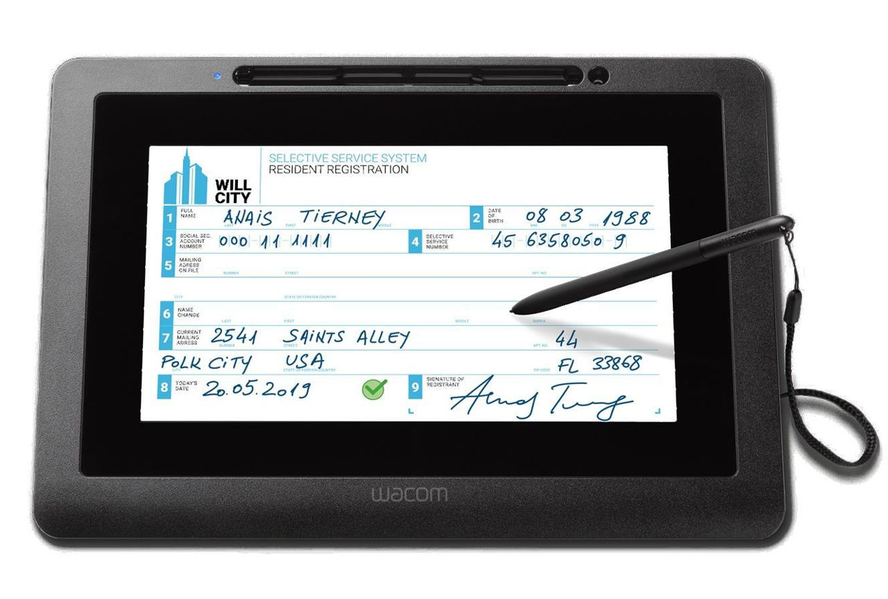 Tabletă grafică Wacom Signature Set with Sign Pro Tablet for digital ...