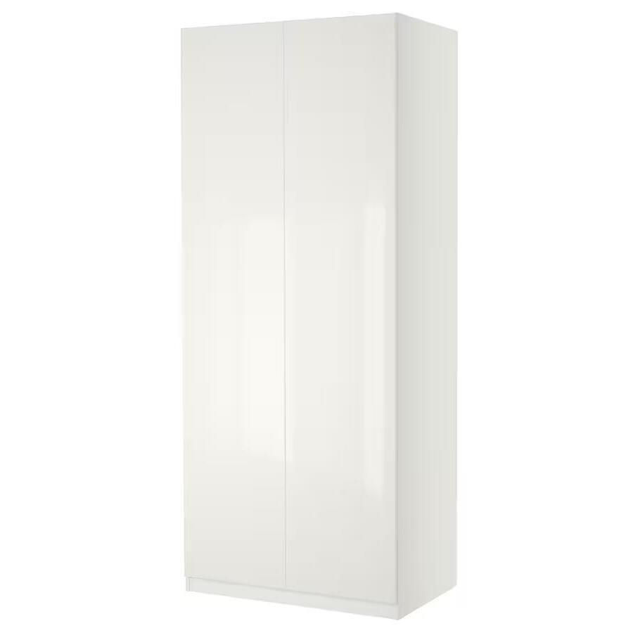 Dulap Ikea Pax/Fardal/Komplement 100x60x236 White/White Gloss cumpăra ...