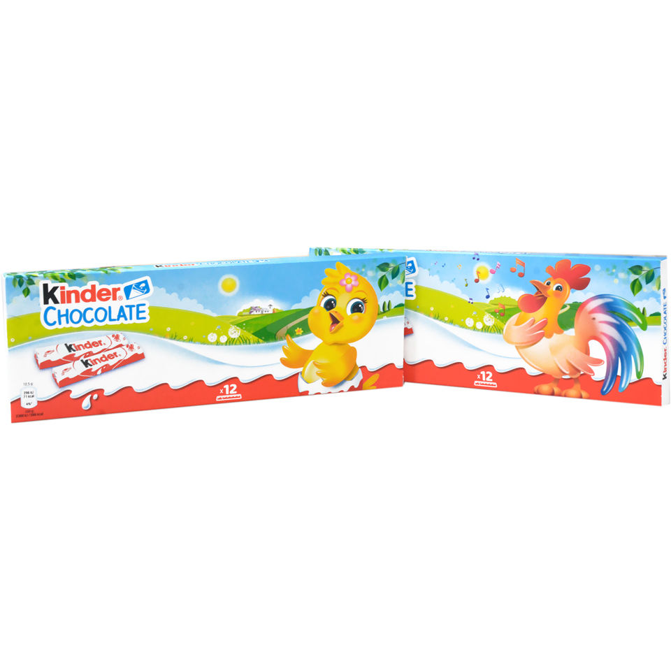 Batoane de ciocolata "Kinder Chocolate T12 Easter", 150 gr.