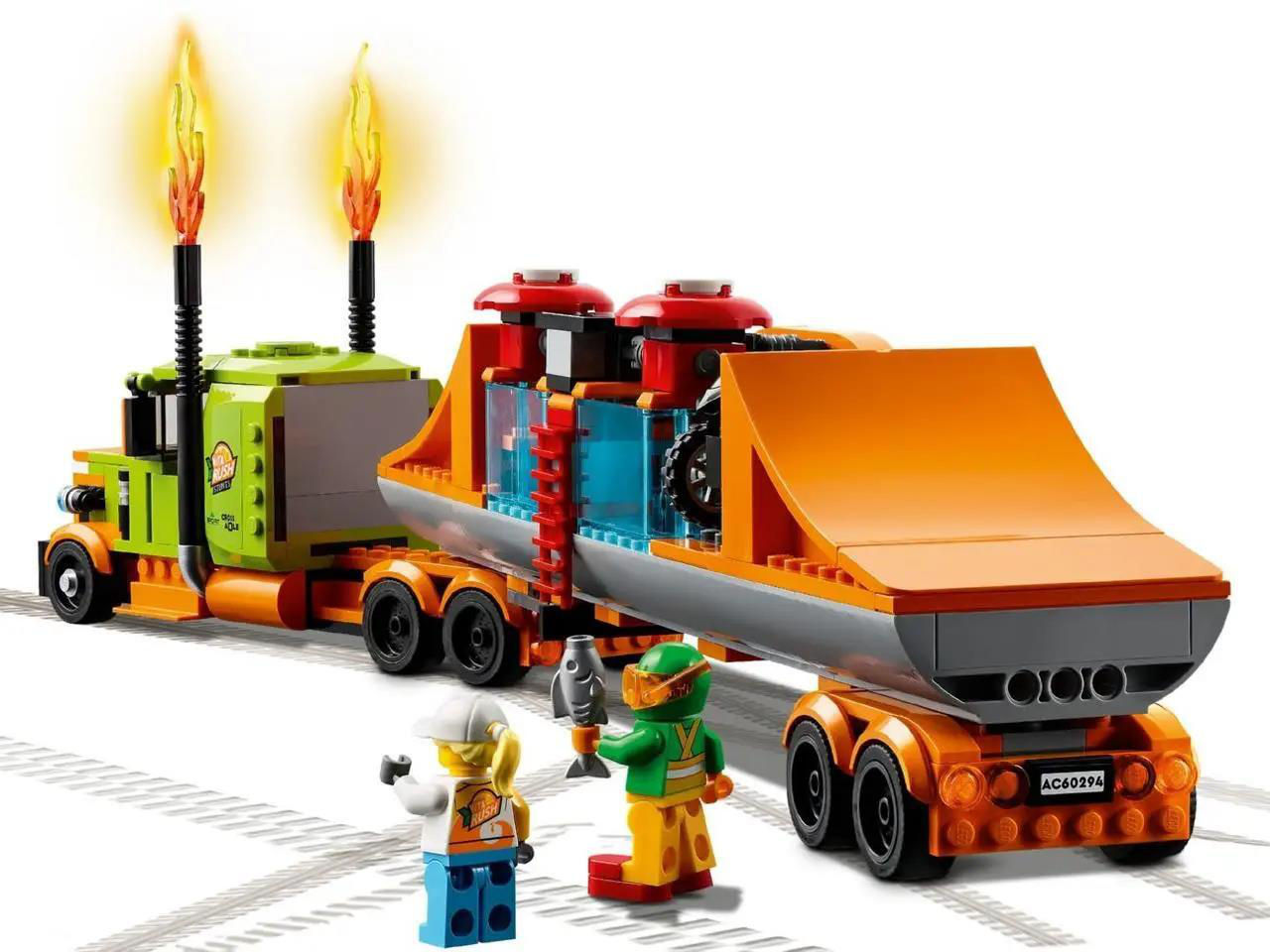 Set de construcție Lego 60294 Stunt Show Truck cumpăra la preț mic în ...