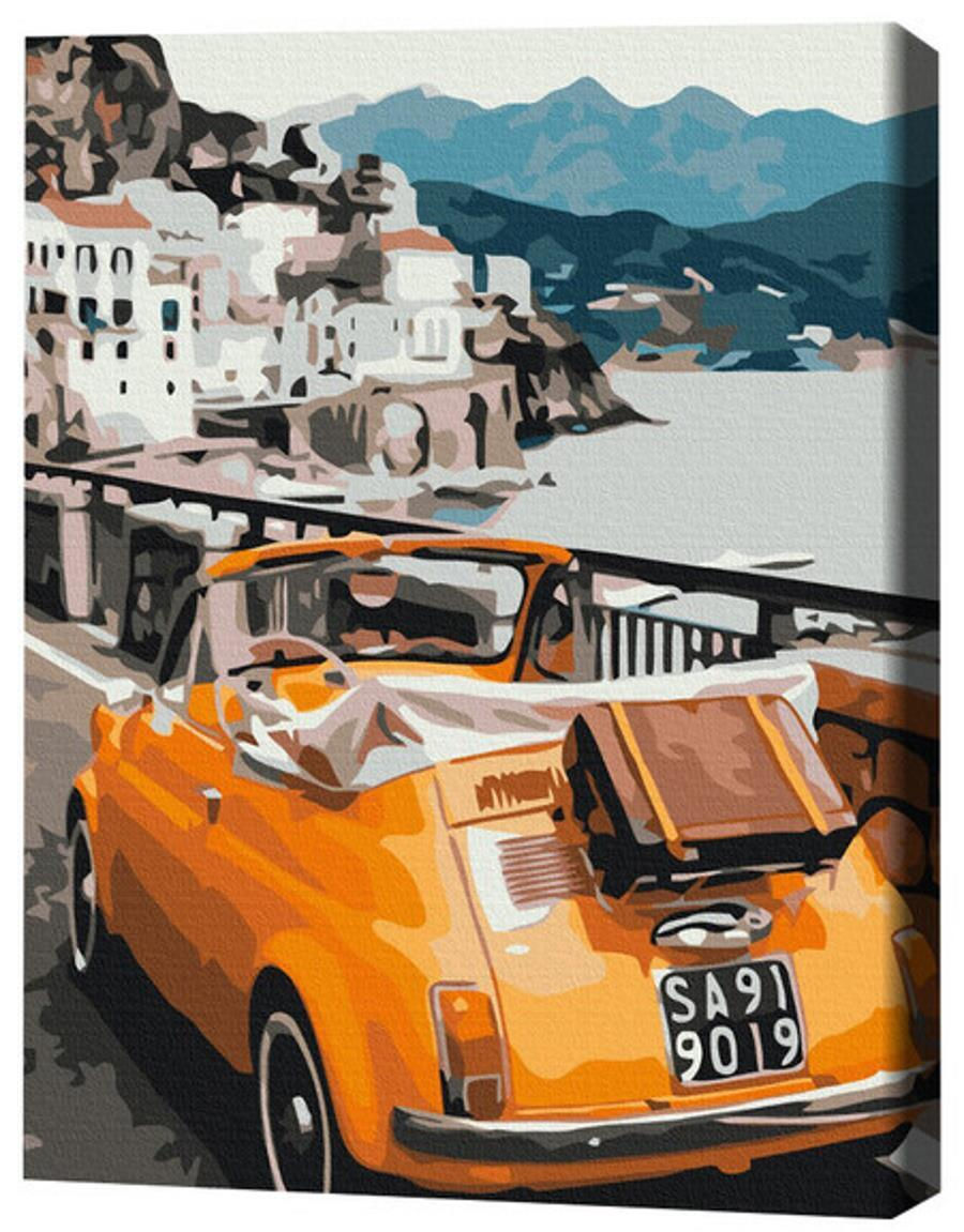 Tablou pe numere BrushMe BS39476FC 40x50 сm (fără cutie) Mașină retro cumpăra la preț mic în ...