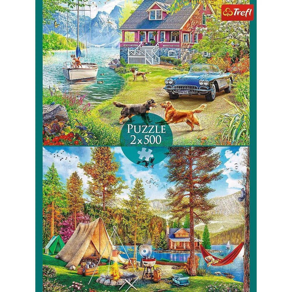 Puzzle Trefl R25E /20/21 (34609) 4 în 1 Dinozauri unici cumpăra la preț ...