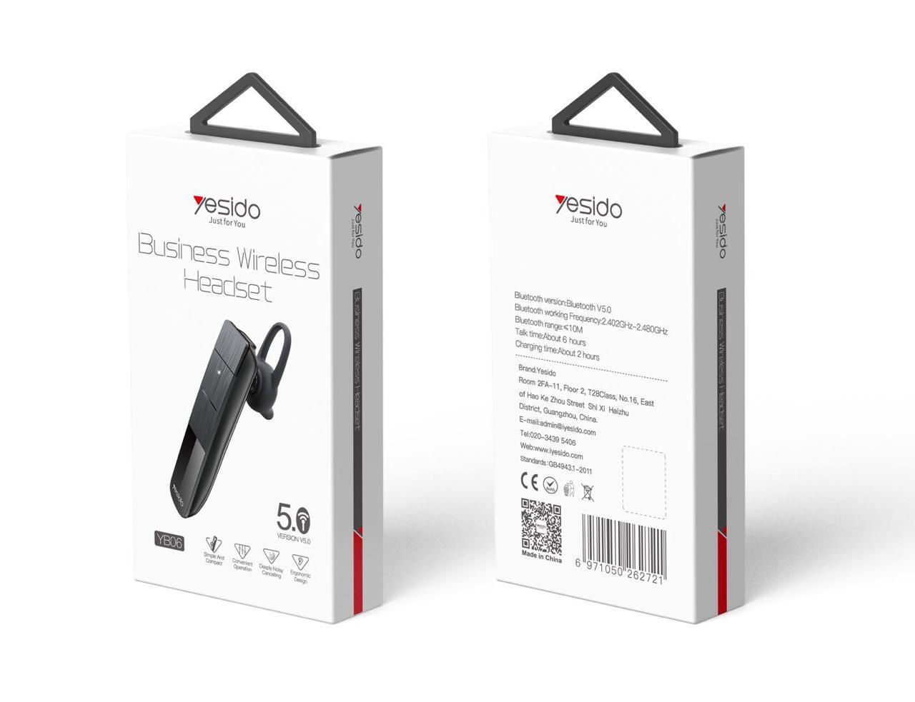 Cască fără fir Bluetooth Yesido YB06, Black cumpăra la preț mic în Chișinău, Bălți, Cahul ...