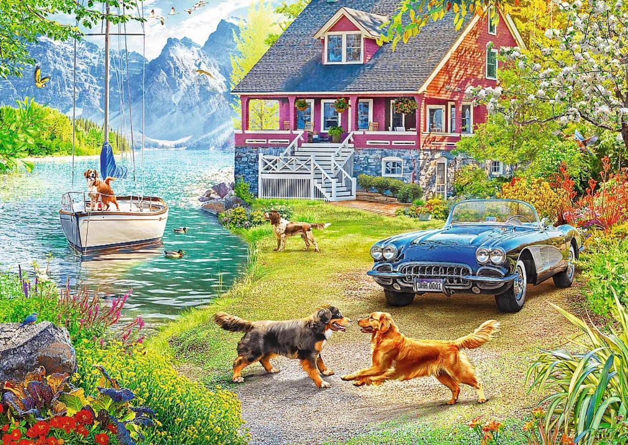 Puzzle Trefl R25E /20/21 (34609) 4 în 1 Dinozauri unici cumpăra la preț ...