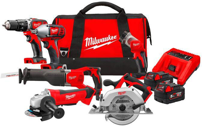 Set de scule electrice Milwaukee 4933451038 M18PP6B-502B cumpăra la ...