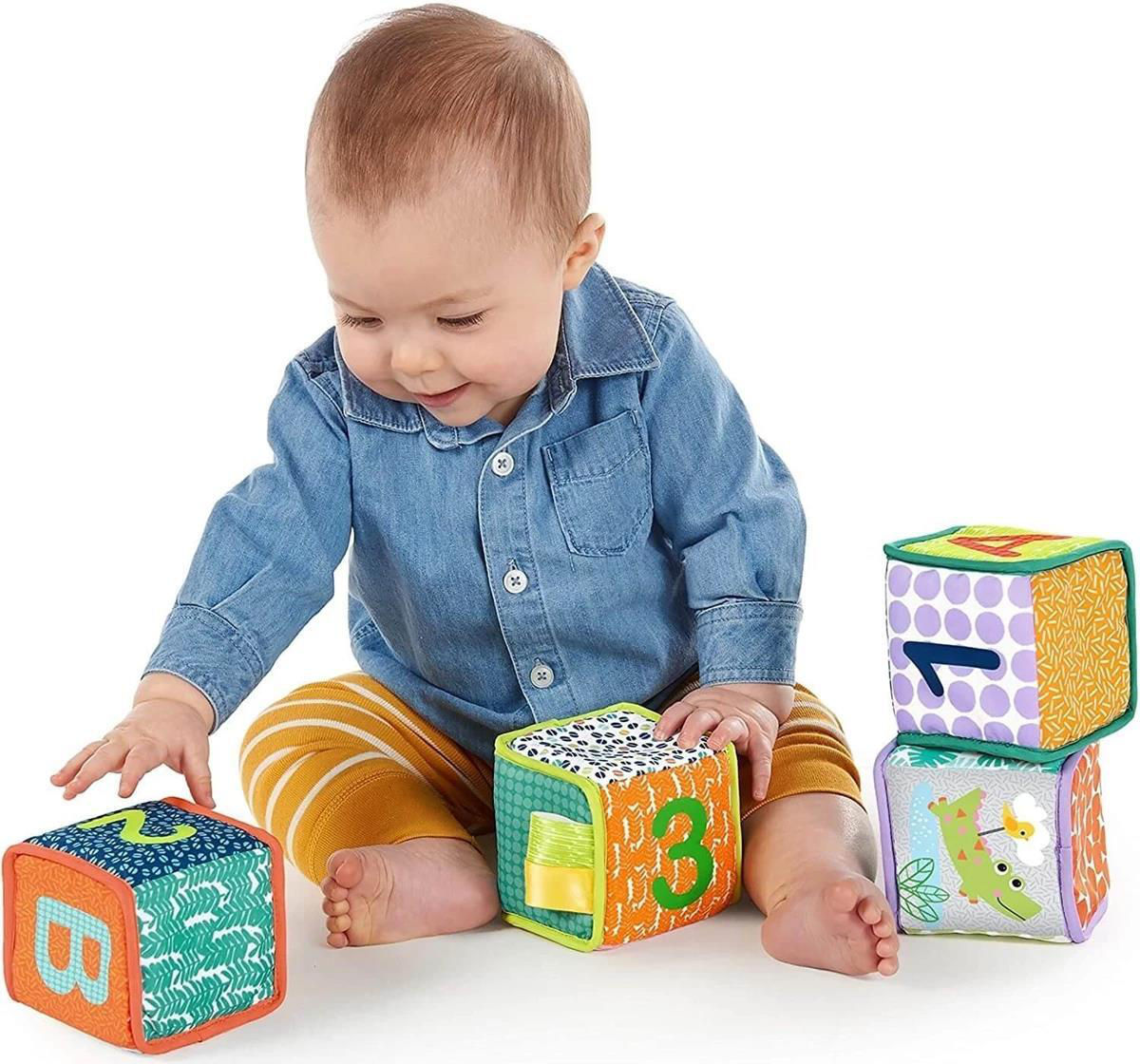 Jucărie Bright Starts 52160 Cuburi Grab&Stack cumpăra la preț mic în ...