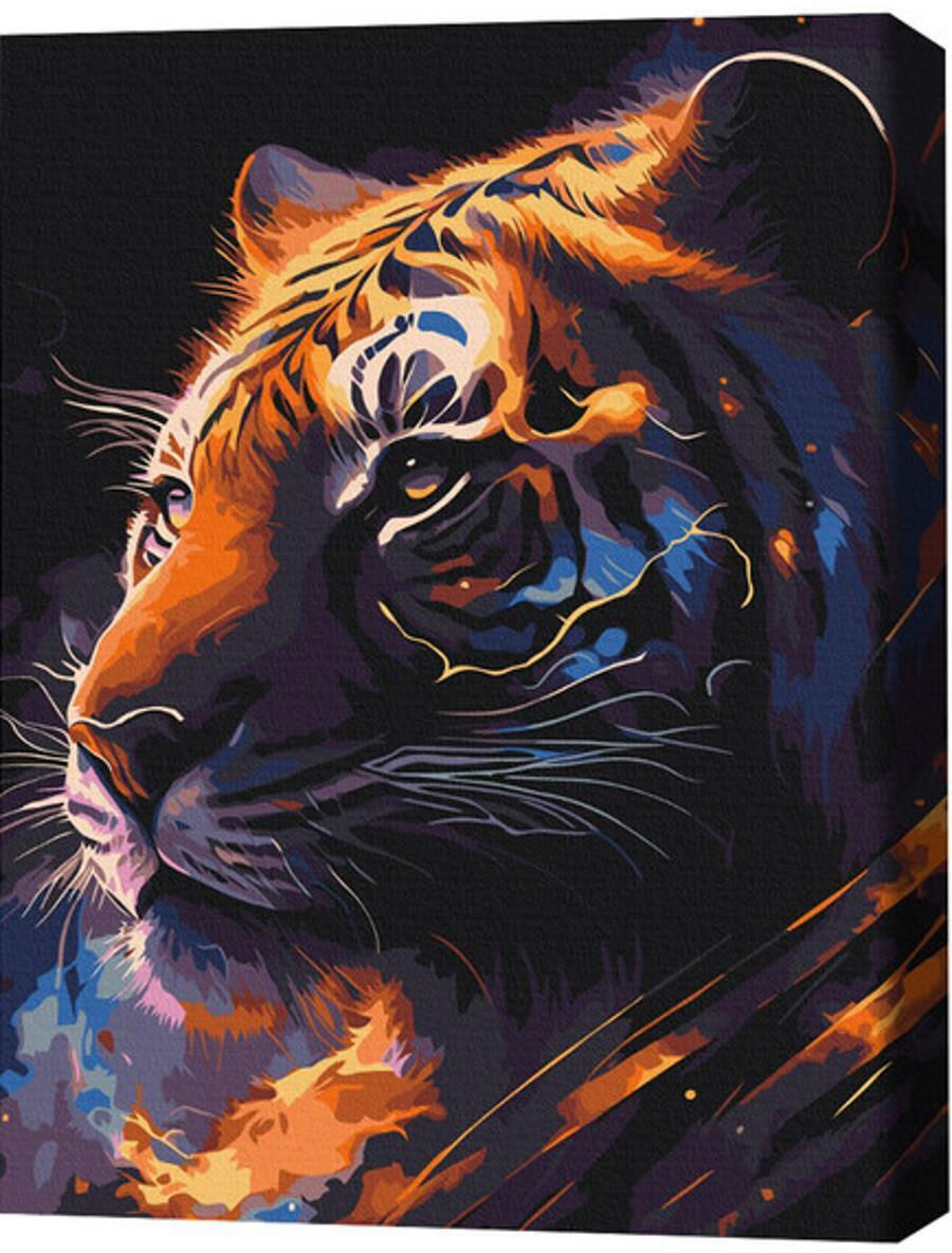 Tablou pe numere BrushMe BS53691 40x50 сm (în cutie) Zodiacul Tigru ...