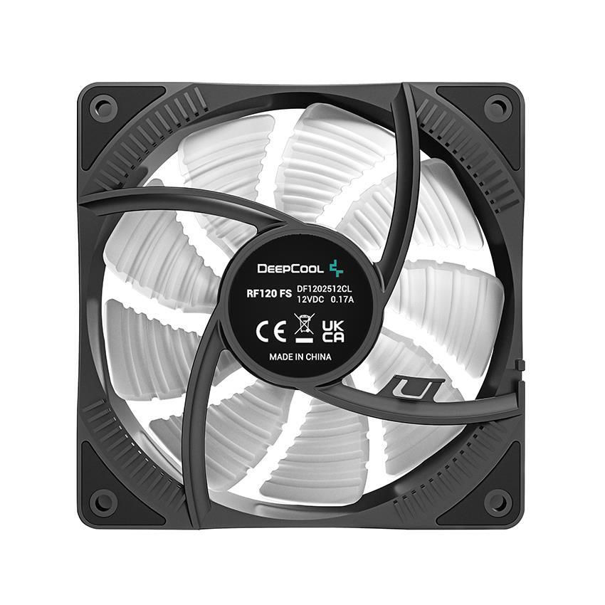 Cooler Deepcool RF120 FS, Customizable LED Lighting (purple/blue/orange ...