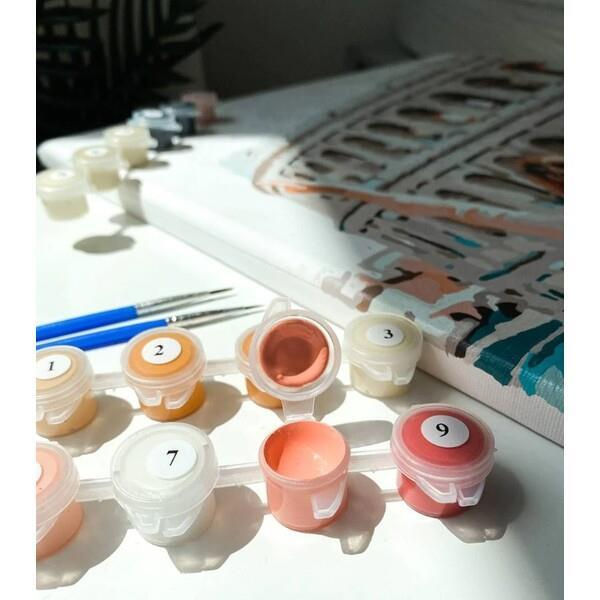 Tablou pe numere BrushMe BS52615 40x50 cm (în cutie) – Plimbare cu barca pe canale cumpăra la ...