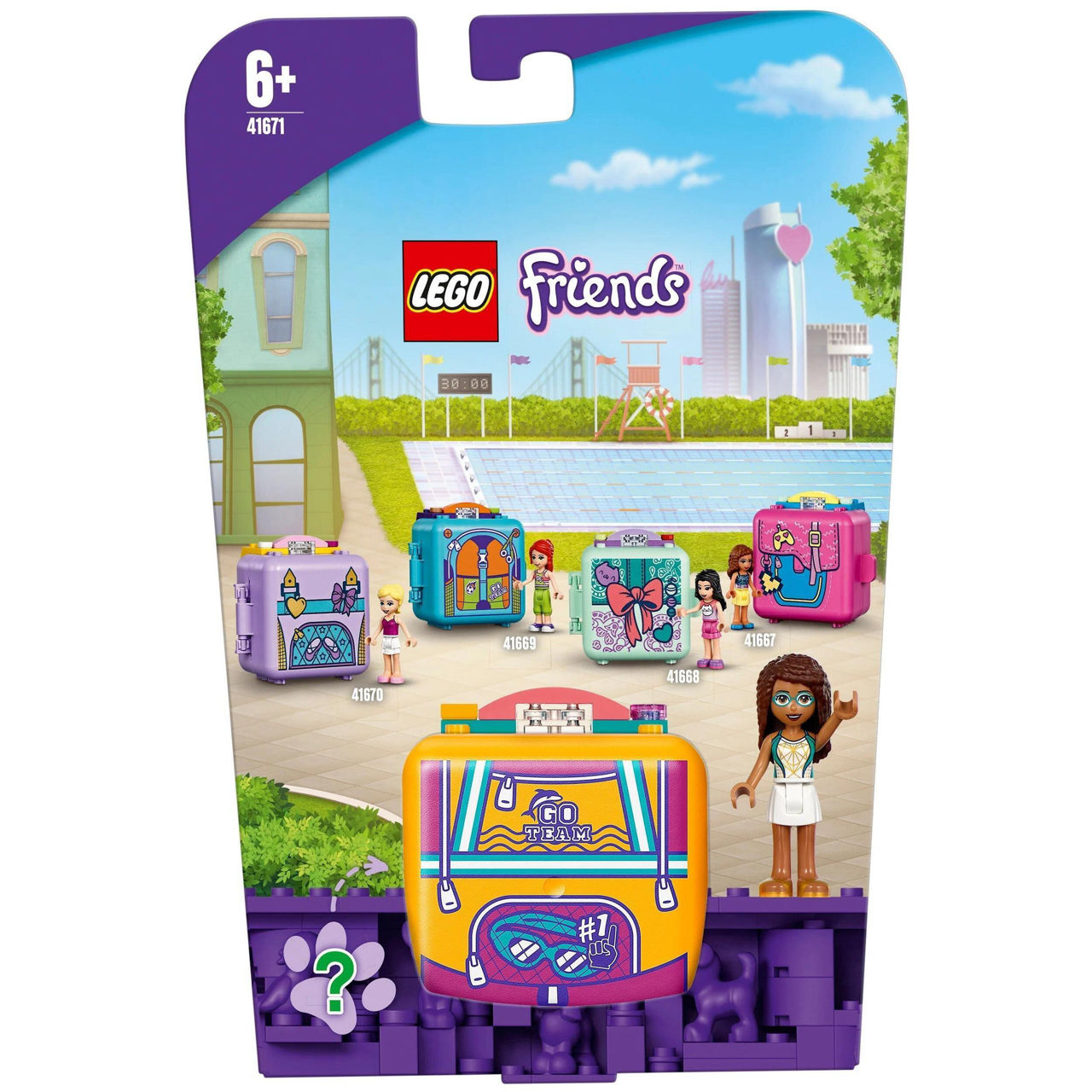 Set de construcție Lego 41671 Andreas Swimming Cube cumpăra la preț mic ...