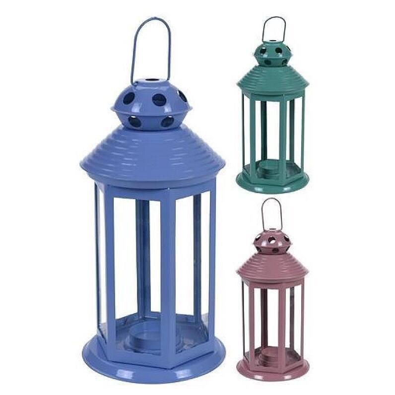 Decor Promstore 41390 Sfesnic metalic Felinar hexagonal 22.5X11.5сm ...