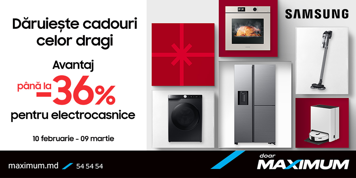 MAXIMUM — Magazin online de electronice și electrocasnice. Rețea de ...
